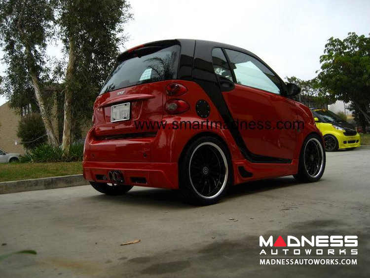 2008 Custom smart car red - Customization